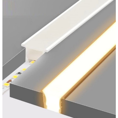 Jual Cover Led Strip FLEXIBLE 12x10 Cover Lampu Strip Led Silicon Susu ...