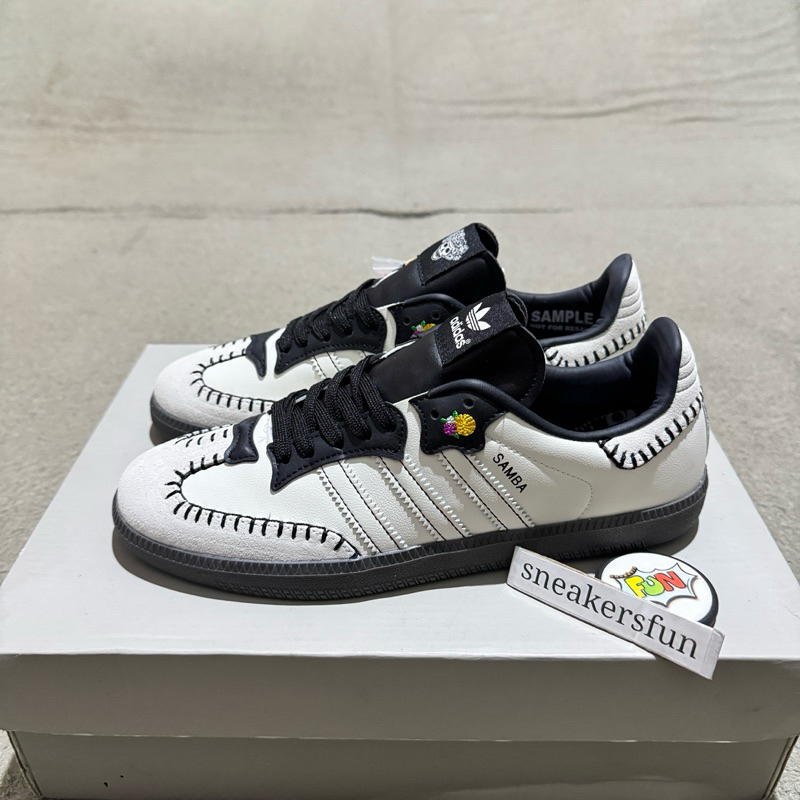 Jual ADDAS SAMBA OG HALLOWEEN WHITE BLACK PREMIUM ORIGINAL | Shopee ...