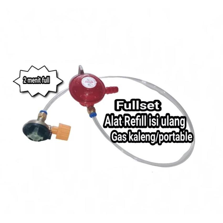 Jual Fullset Alat refill isi ulang gas kaleng / portable refil gas ...