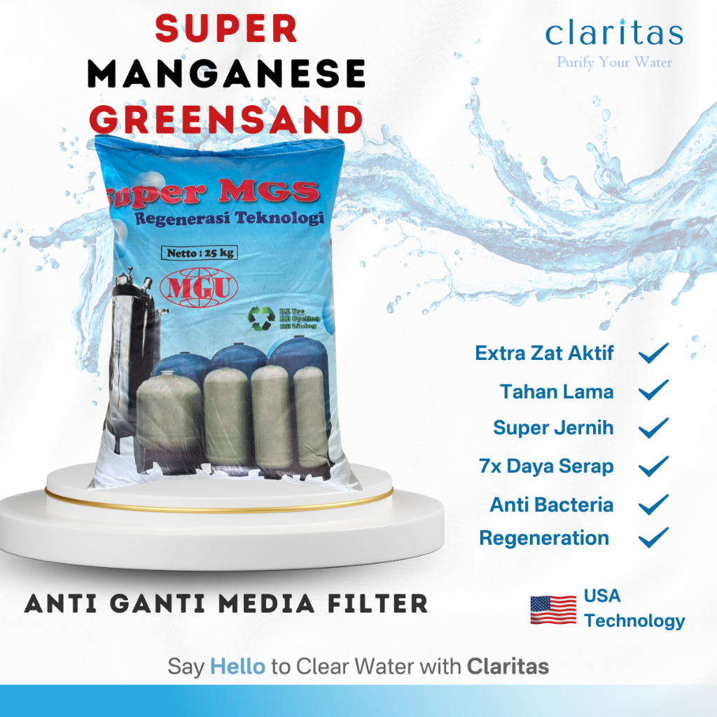 Jual Media Filter Air - Super Manganese GreenSand - Manganese Plus ...