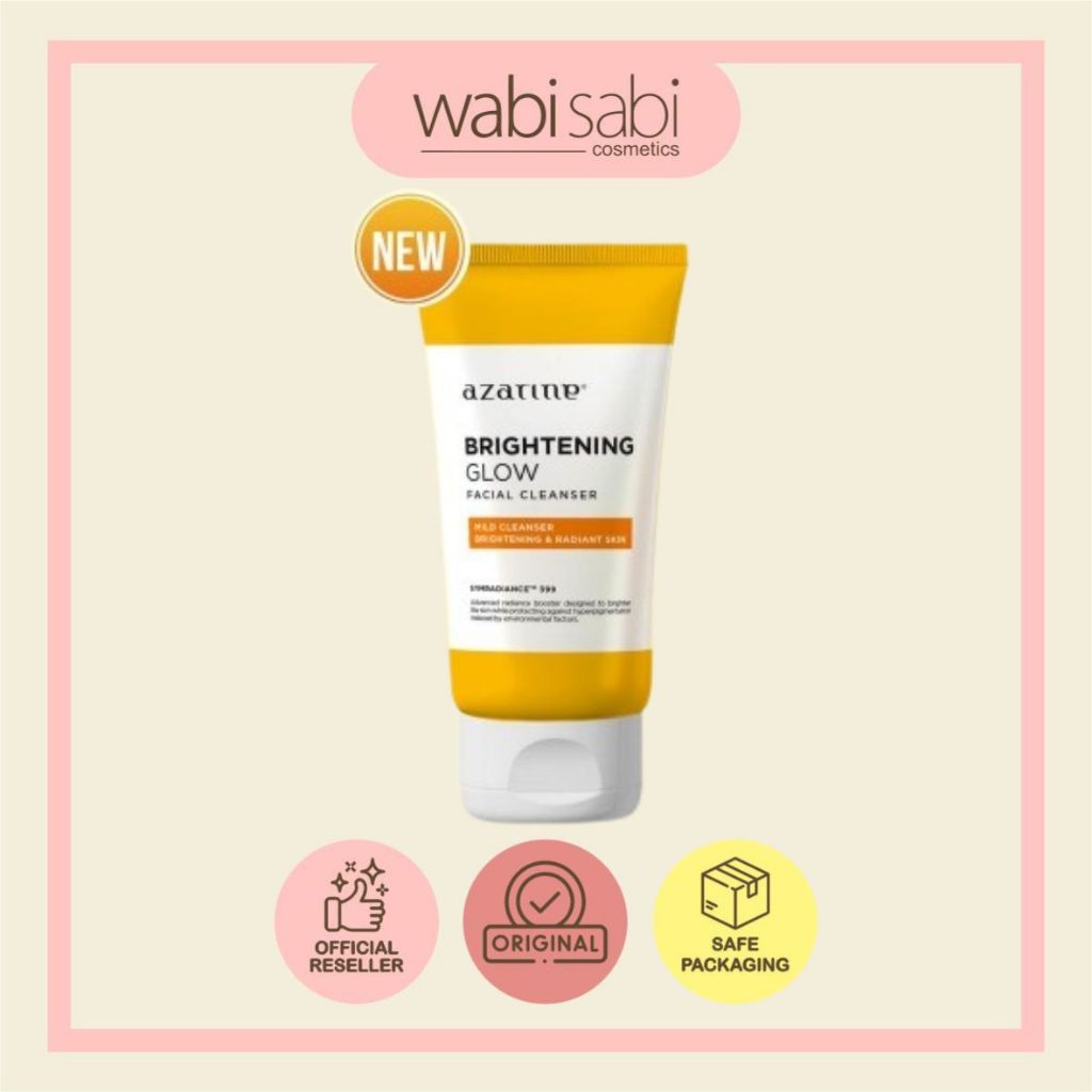 Jual AZARINE - Brightening Glow Facial Cleanser 60ml | Shopee Indonesia