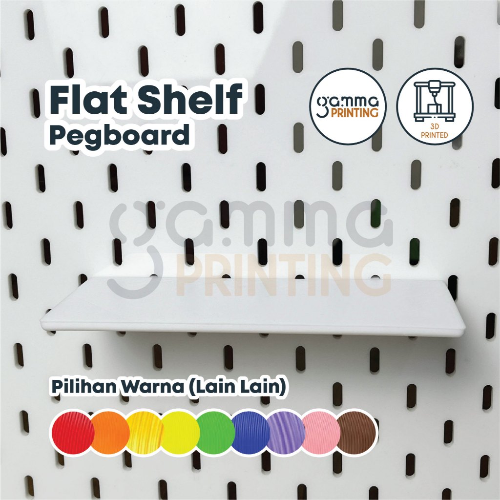 Jual Pegboard Flat Shelf SKDS Rak Tray Aksesoris Container | Shopee ...
