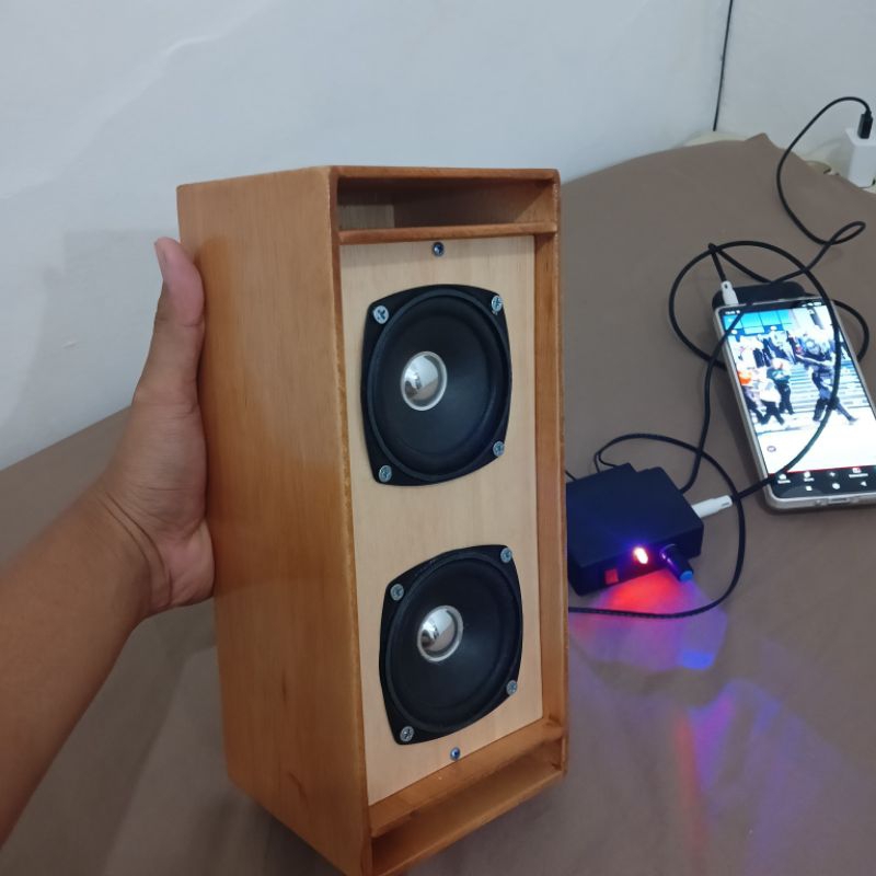 Jual Speaker Rakitan 3 inch + amplifier 5 volt (siap horeg) | Shopee ...