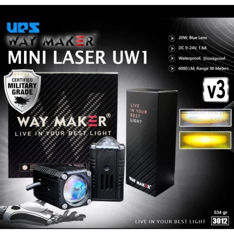 Jual Mini Laser Ups Waymaker UW-1 20Watt Military Grade | Shopee Indonesia