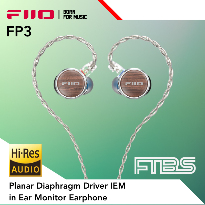 Jual Earphone FiiO FP3 / FP 3 / FP-3 HiFi 14.5mm Planar Diaphragm Driver IEM in Ear Monitor ...