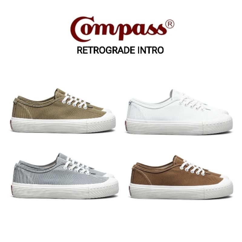 Jual Original Sepatu Compass Retrograde Intro Sage / White / Grey ...