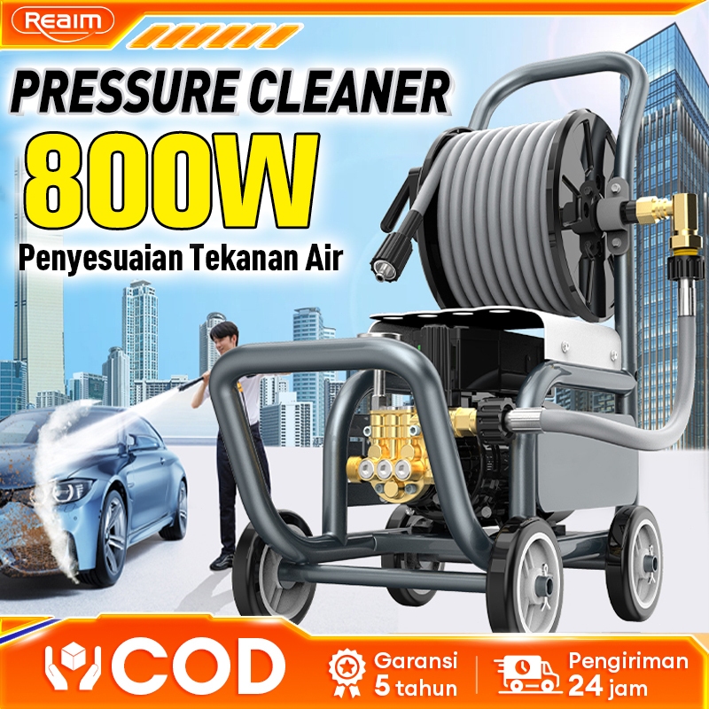 Jual REAIM 800W Mesin Alat Steam Jet Cleaner High Preassure Motor/Mobil Electric High Pressure ...
