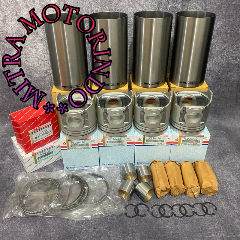 Jual Liner Kit Set Liner + Piston+Ring Piston +Bushing Con Rod + 1Set ...