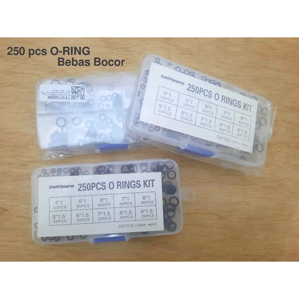 Jual Karet Rubber O-Ring Seal Tightening Karet Sil HNBR NBR Anti Bocor 250pcs Hitam | Shopee ...