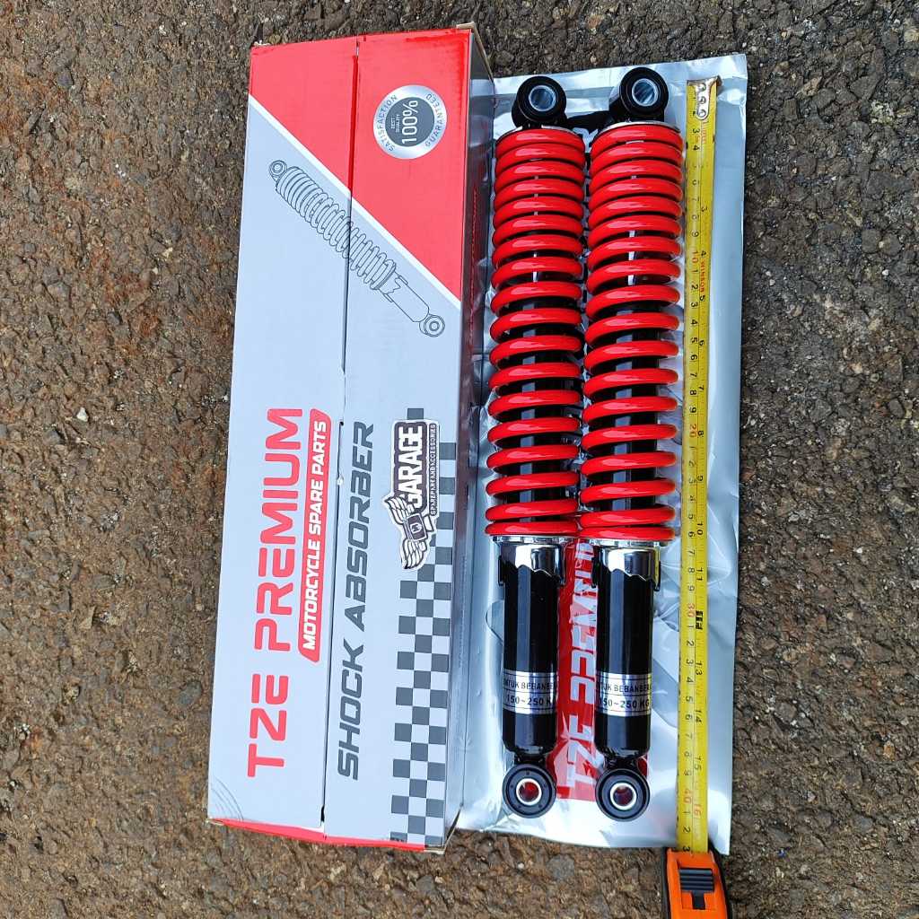 Jual Shock belakang honda Win Shockbreaker belakang 1set MERAH Supra x ...