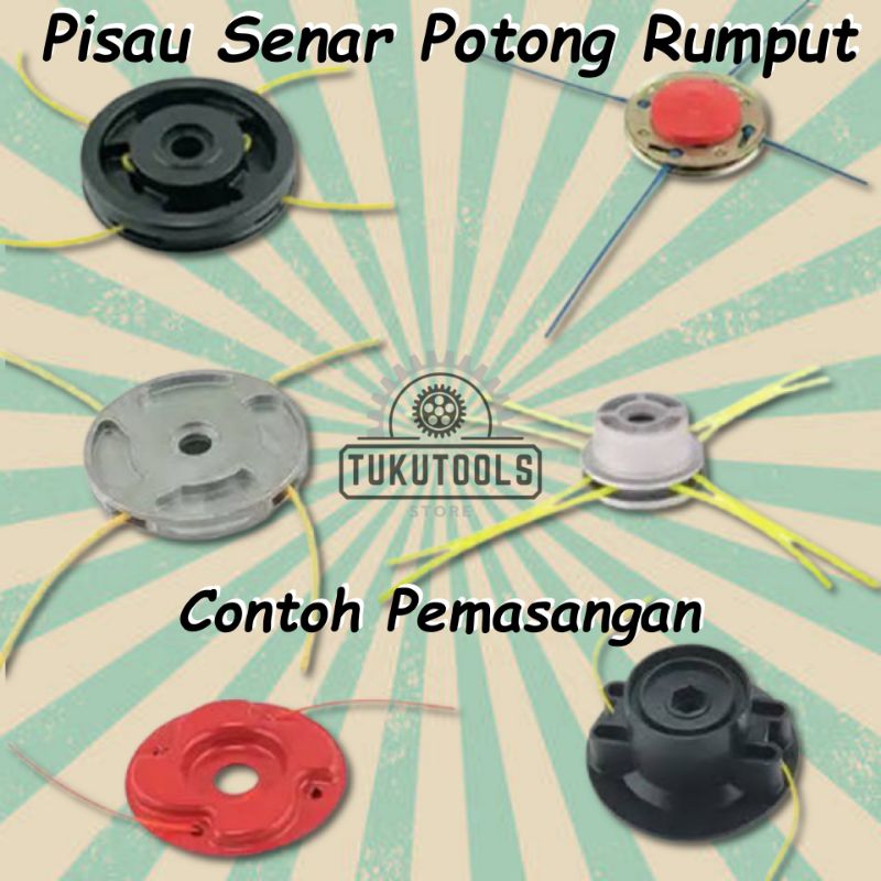 Jual Pisau Senar Potong Rumput / Nylon Cutter Trimer Line 15 Meter Tipe ...