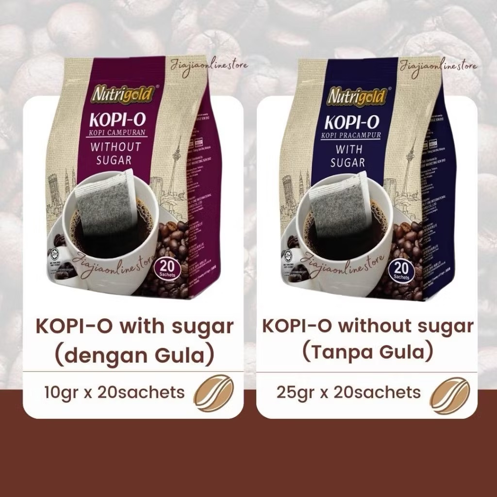 Jual Kopi Mix Khas Malaysia isi 20 Sachet, Nutrigold, Kopi Khas Batam ...