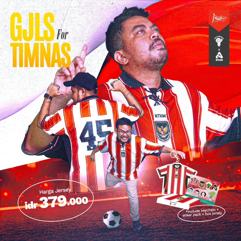 Jual Jersey Oversize | GJLS For Timnas x NTHM | Shopee Indonesia
