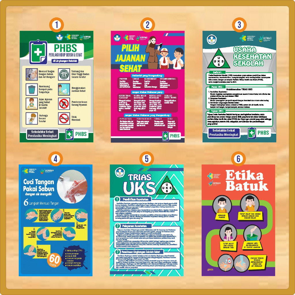 Jual Aneka Stiker Poster Sekolah | Aneka Sticker Poster Pendidikan | 7 ...