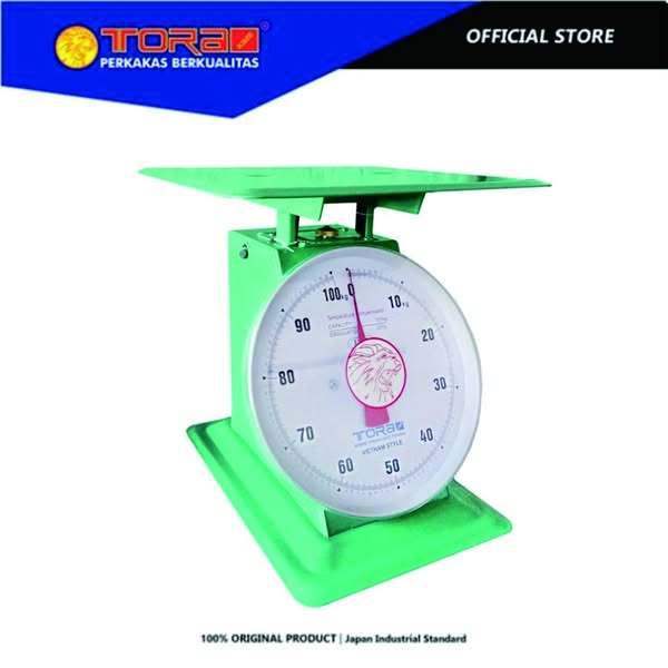 Jual Timbangan Duduk Analog/Spring Scale 100 kg Merk Tora | Shopee ...