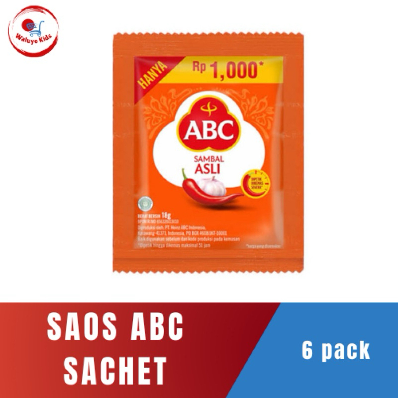 Jual SAOS ABC SACHET / 6 pack | Shopee Indonesia
