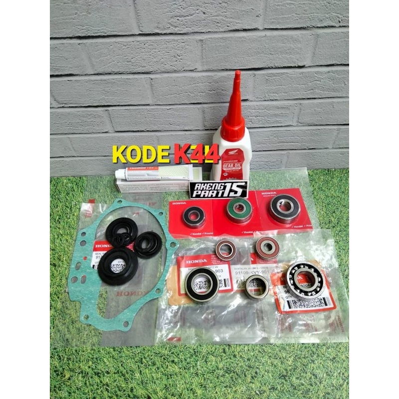 Jual Paket Bearing Rasio Gear box Gardan K44 isi 11 item Honda Beat esp ...