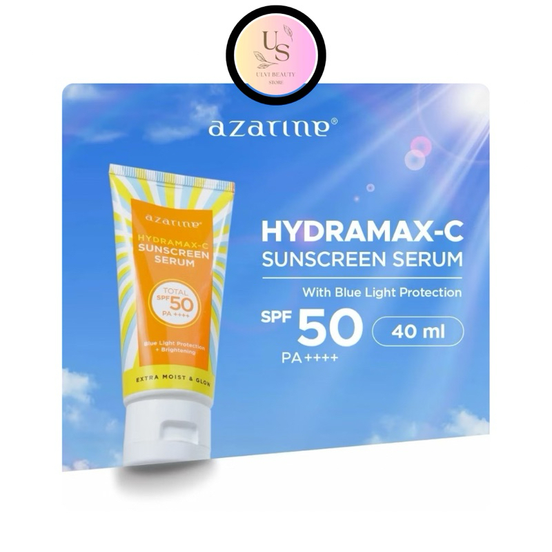 Jual AZARINE - Hydramax C Sunscreen Serum SPF50 PA++++ 40ml | Shopee ...