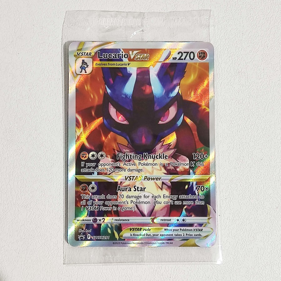 Jual Lucario VSTAR (Sealed) SWSH291 - Crown Zenith Promo Pokemon Card ...