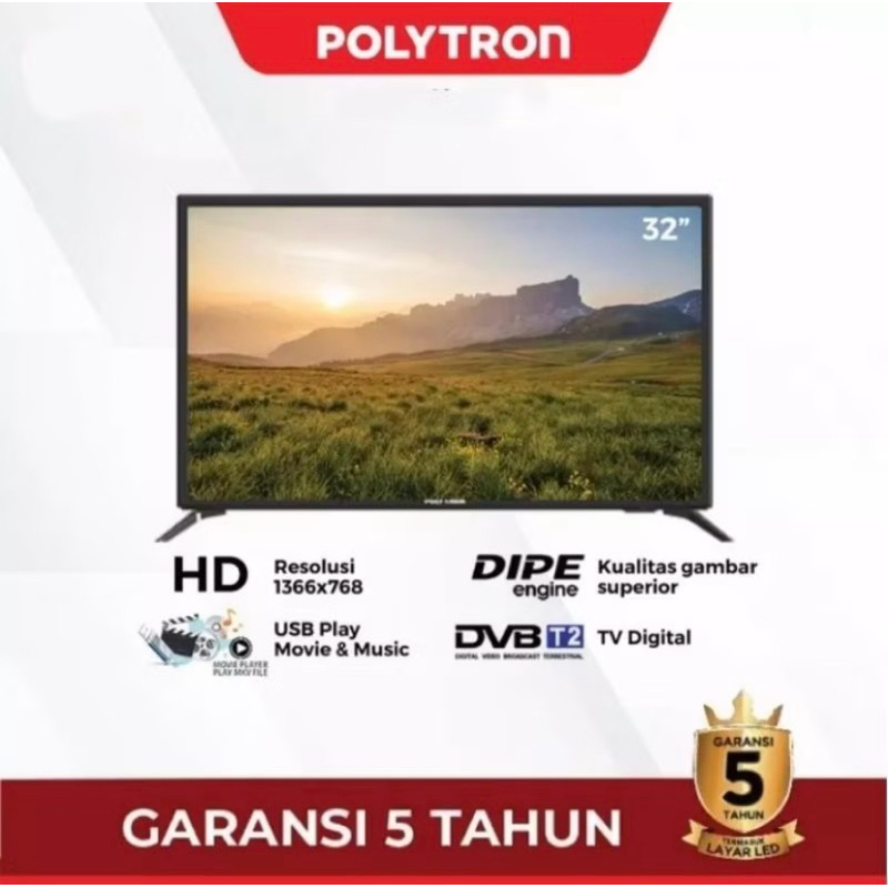 Jual POLYTRON 32 inc (ORIGINAL) GARANSI 5 Tahun!!! | Shopee Indonesia