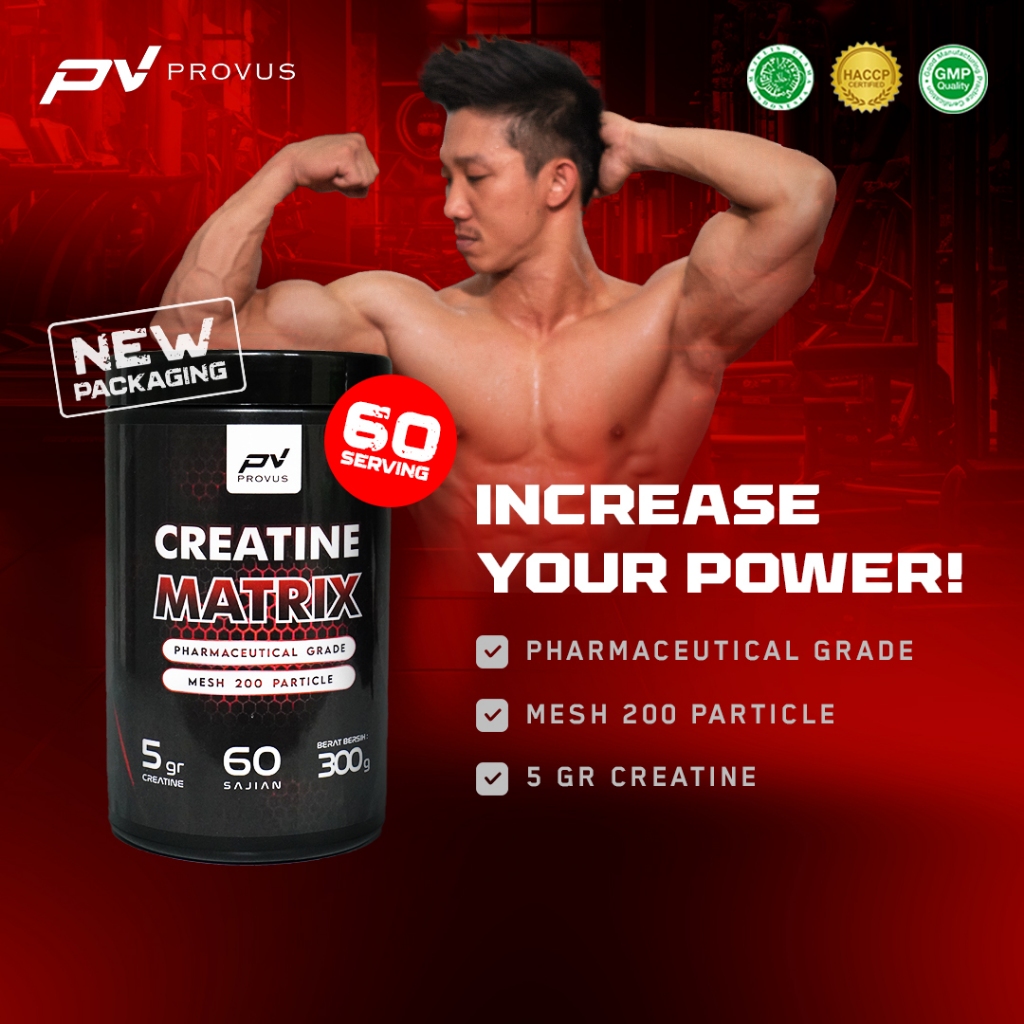 Jual Provus Creatine Matrix - Suplemen Fitness | Shopee Indonesia
