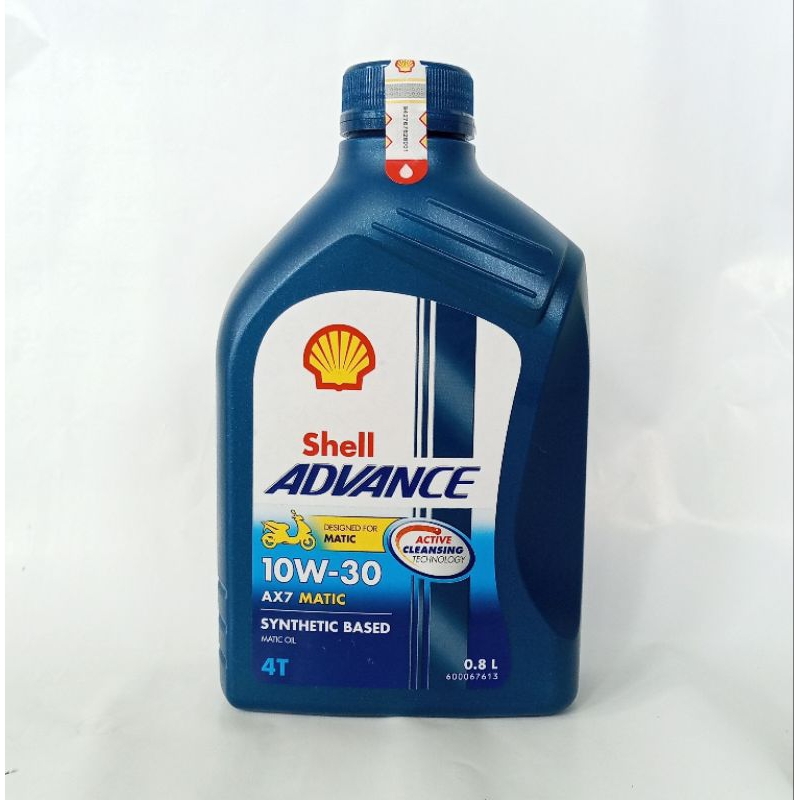 Jual Oli Mesin Motor MATIC Shell Advance 4T AX7 MATIC 10W-30 / Oli ...