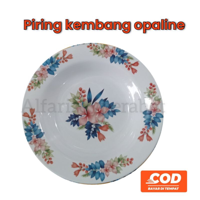 Jual piring plastik/piring kembang opaline/piring plastik satuan ...