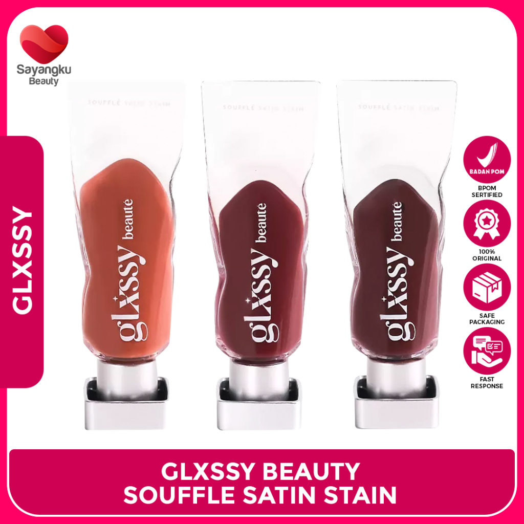 Jual GLXSSY Beaute Soufflé Satin Stain Lip Tint | Shopee Indonesia