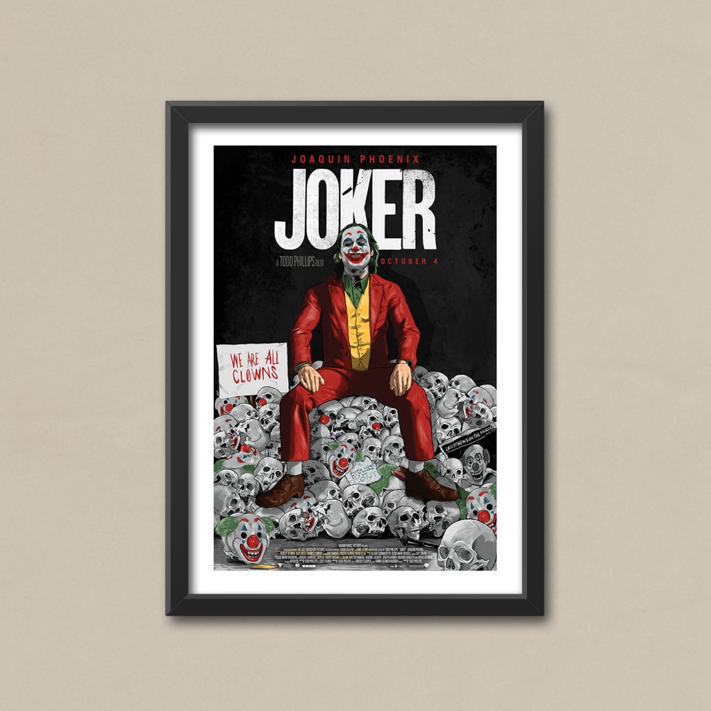 Jual Poster Dinding Joker Bingkai Frame / MOVIE-27 | Shopee Indonesia