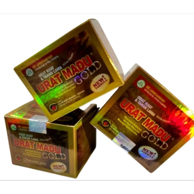 Jual URAT MADU GOLD 1 SACHET 2 KAPSUL ORIGINAL 100% | Shopee Indonesia