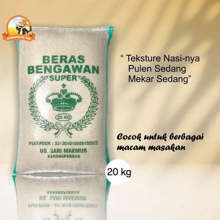 Jual BERAS CAP BENGAWAN 20 KG | Shopee Indonesia