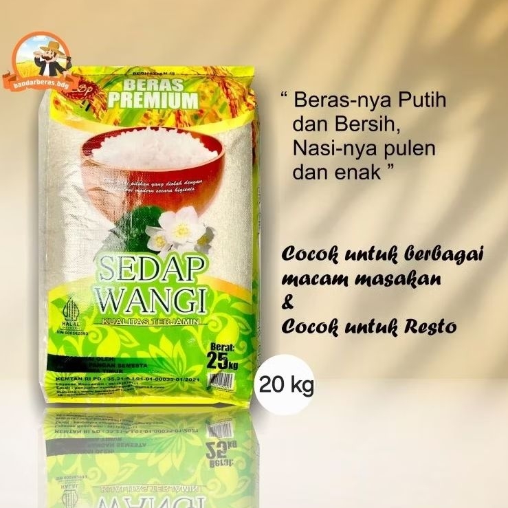 Jual BERAS CAP SEDAP WANGI 20 KG | Shopee Indonesia