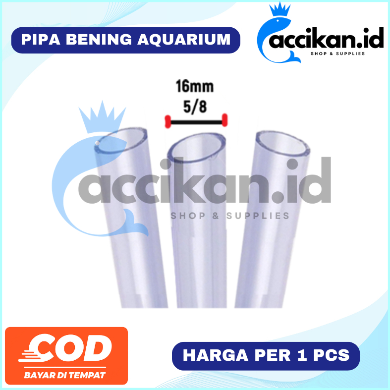Jual Pipa Aquarium Bening 100 Cm 50Cm Pipa Filter Undergravel Aquarium ...
