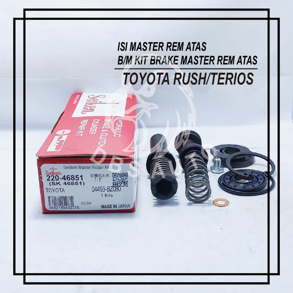 Jual Brake Master Kit Seal Master Rem Atas RUSH TERIOS 7/8'' | Shopee ...
