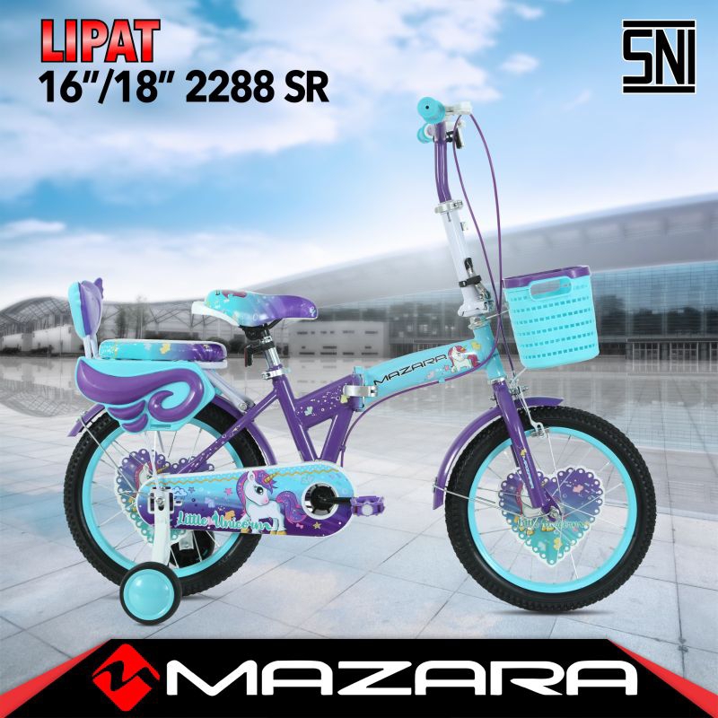 Jual SEPEDA LIPAT ANAK PEREMPUAN 16 18 INCH ATLANTIS VENUS / MAZARA ...
