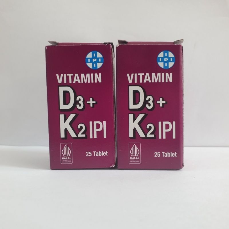 Jual VITAMIN D3 + K2 IPI isi 25 Tablet | Shopee Indonesia