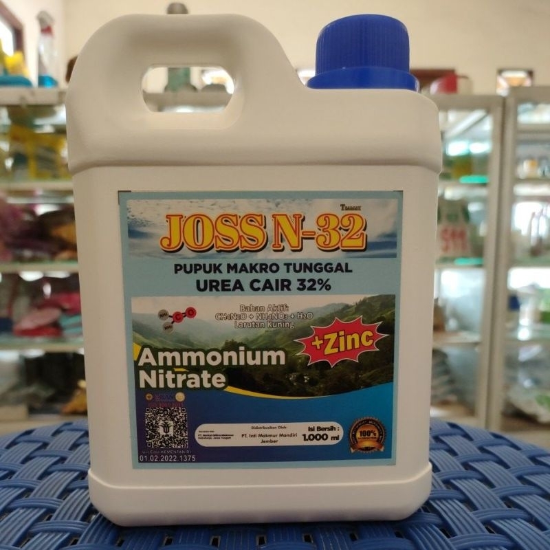 Jual Pupuk Urea Cair Joss N-32 pupuk tunggal urea cair 32% dengan ...
