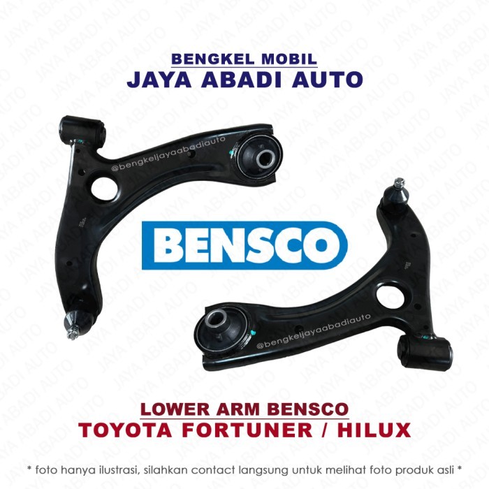 Jual Lower Arm Assy Bawah BENSCO Original - TOYOTA FORTUNER (2004-2015 ...
