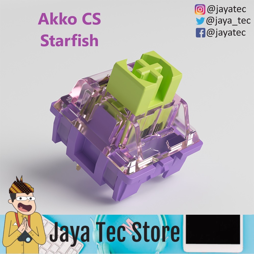Jual Akko CS Starfish Switch Mechanical Keyboard - Box isi 45 pcs ...