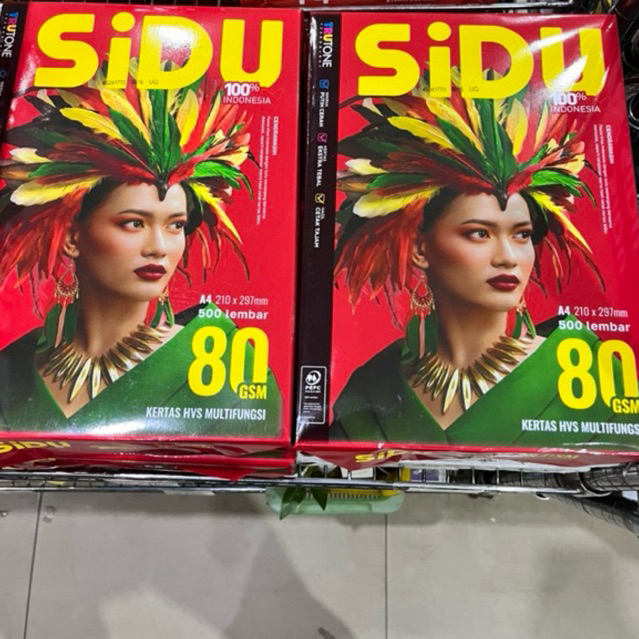 Jual Kertas HVS A4 80gsm SIDU (1 RIM) / Kertas Print / Kertas Fotocopy ...