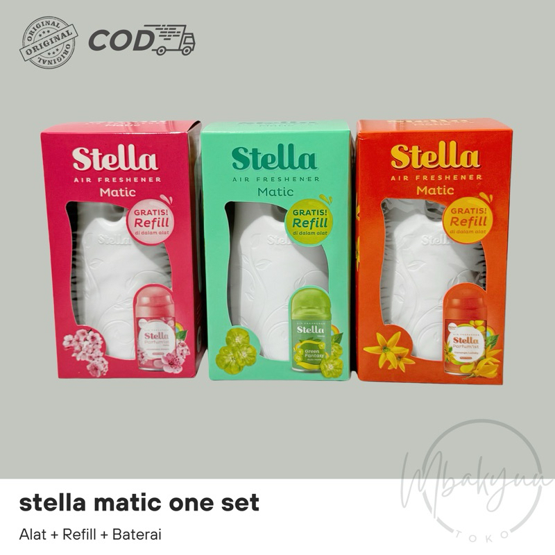 Jual Stella Matic Box Set Pengharum Ruangan Otomatis (Link Khusus ...