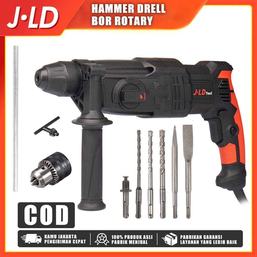 Jual JLD Mesin Bor Bobok 26mm Rotary Hammer Drill Listrik Mesin Bor ...