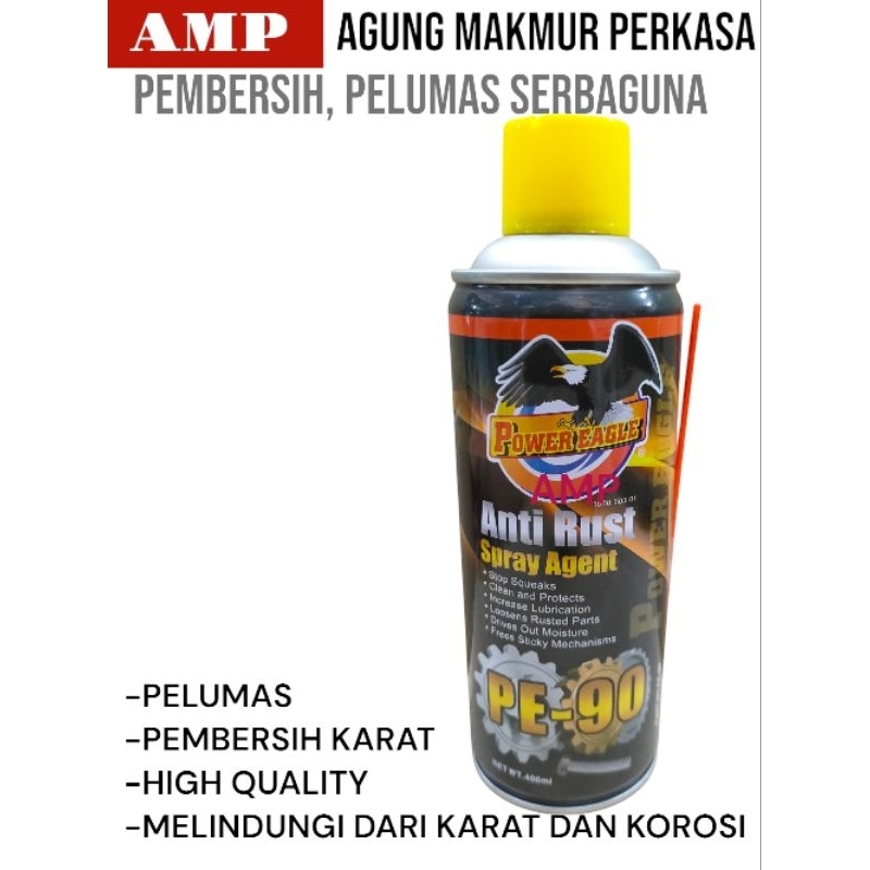 Jual Power Eagle PE-90 Lubricant Anti Rust 400 ml - Pelumas Anti Karat PE90 | Shopee Indonesia