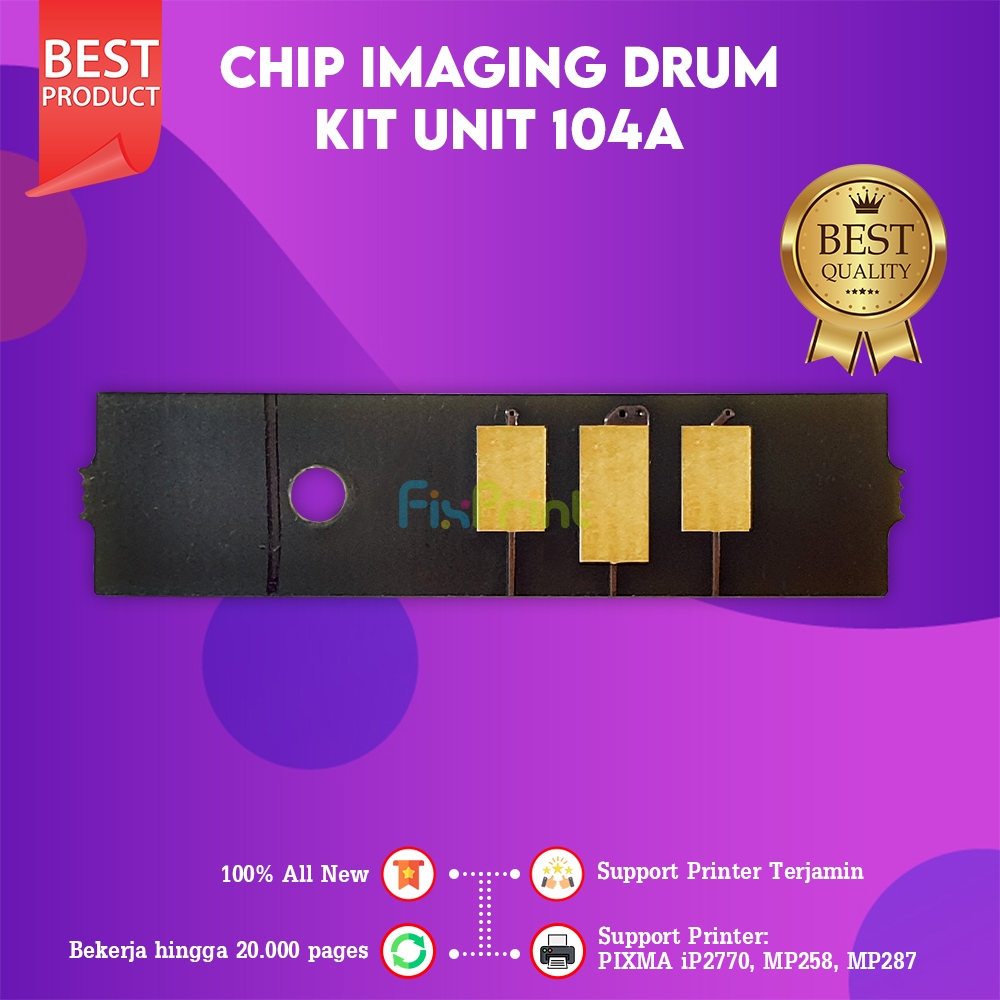 Jual FixPrint Chip Imaging Drum Kit Unit XP 104A W1104A 20K Laserjet ...