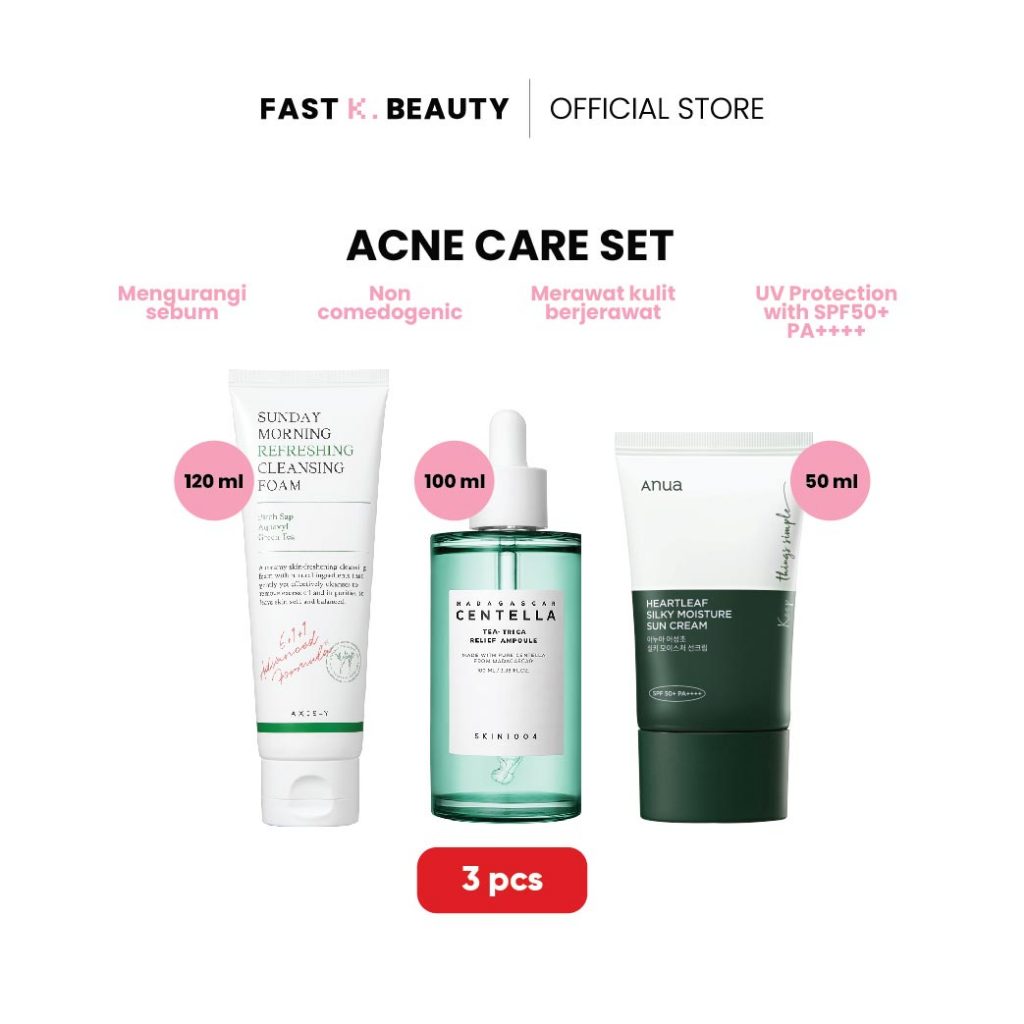Jual FAST BEAUTY Acne Care Set | Shopee Indonesia