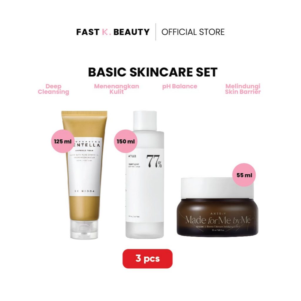 Jual FAST BEAUTY Basic Skincare Set | Shopee Indonesia