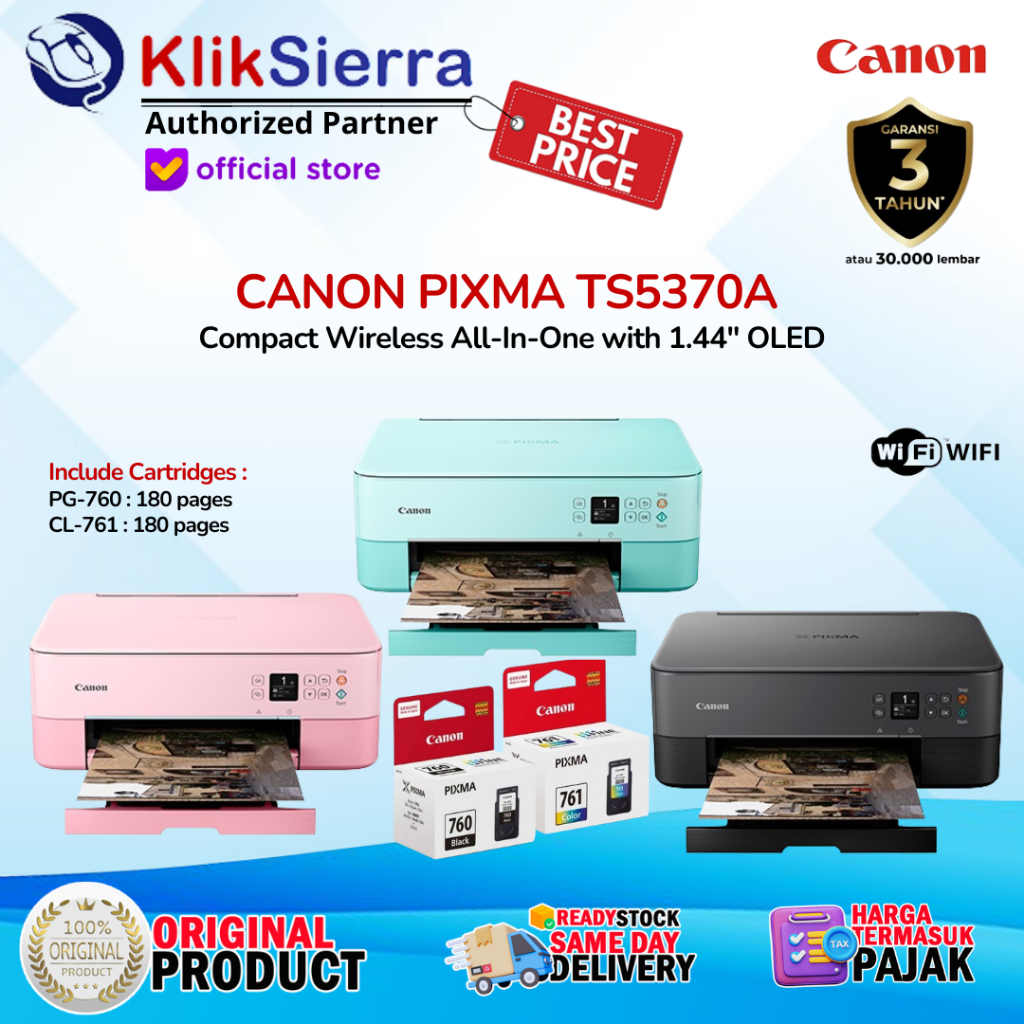 Jual Canon Printer PIXMA TS5370 | Shopee Indonesia