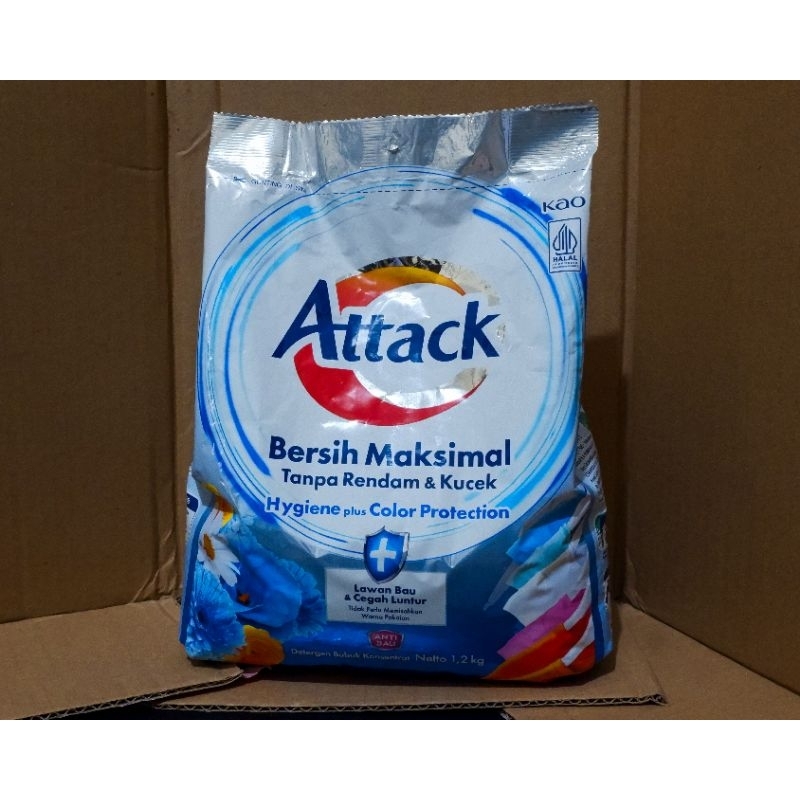 Jual Attack Hygiene Plus 1200g/1,2kg - Deterjen Bubuk | Shopee Indonesia