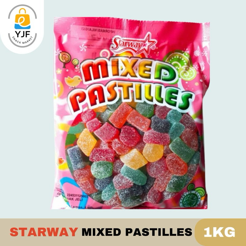 Jual Starway Waisun Mixed Pastiles Jelly Candy / Permen Jeli / Yupi ...