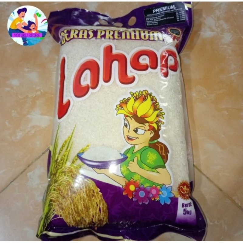 Jual beras lahap wanita premium kemasan 5kg | Shopee Indonesia